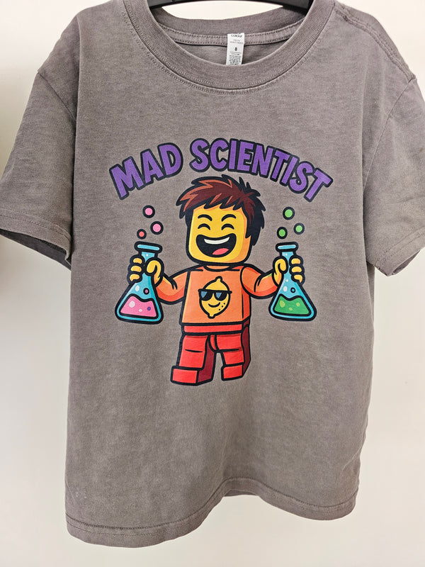 Mad Scientist T-Shirt – Funny Kids Science Tee | Lemon Tops NZ